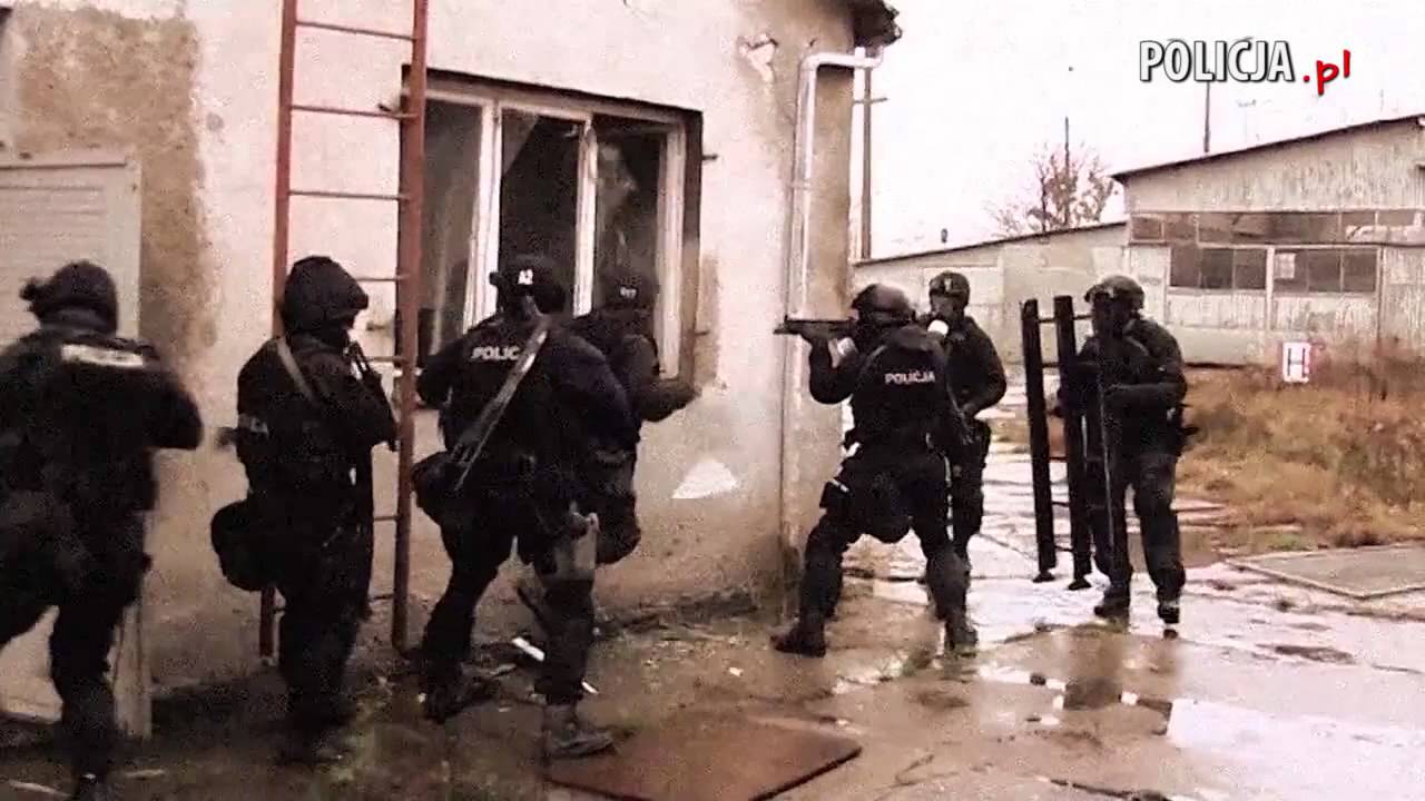 Polska Policja - SPAP Gdańsk - policyjni antyterroryści - YouTube