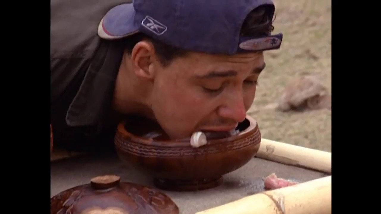 Survivor Marquesas Boston Rob gross food challenge - YouTube
