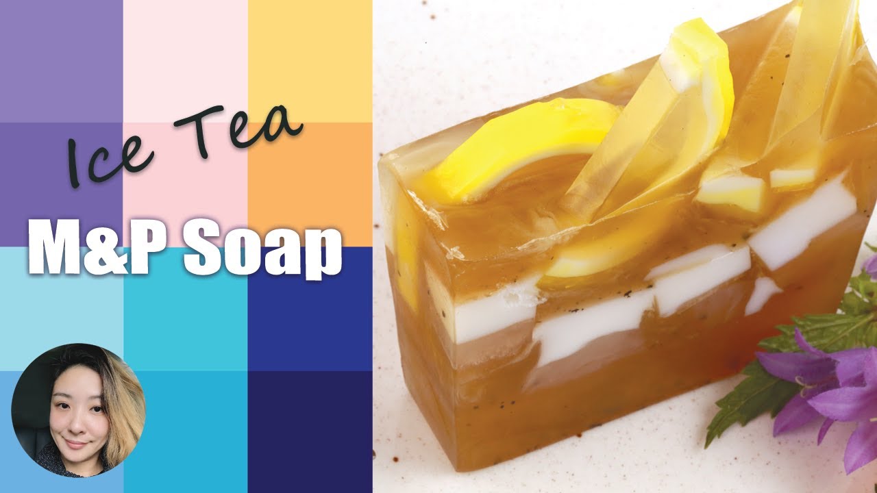Ice Tea Soap - 檸檬冰鎮紅茶皂 #soapncrafts #handmadesoap #glycerinsoap - YouTube