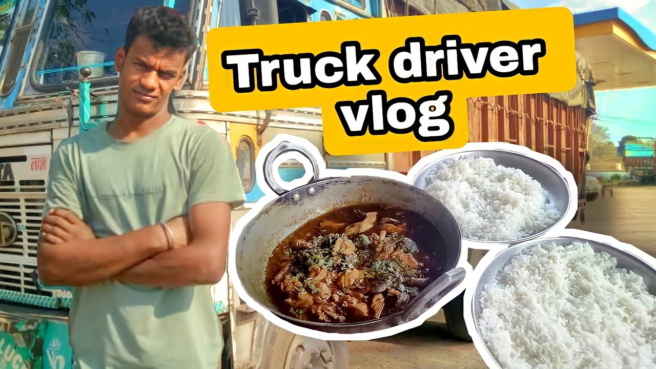 Indian Truck 🚛 Driver Vlog //Aaj Chicken Banega //Cooking With Indian ...