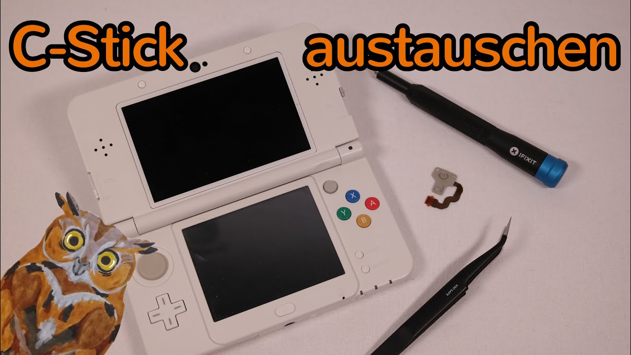 Nintendo New 3DS [2015] C-Stick wechseln - YouTube