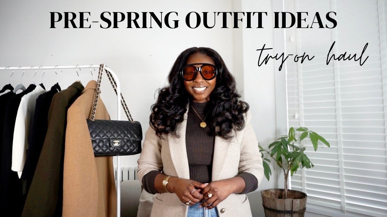 New in my wardrobe |try on haul |spring outfits| - YouTube