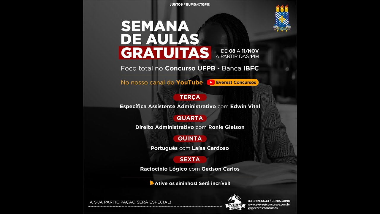 ASSISTENTE ADMINISTRATIVO | UFPB - PROFESSOR EDWIN VIDAL - YouTube