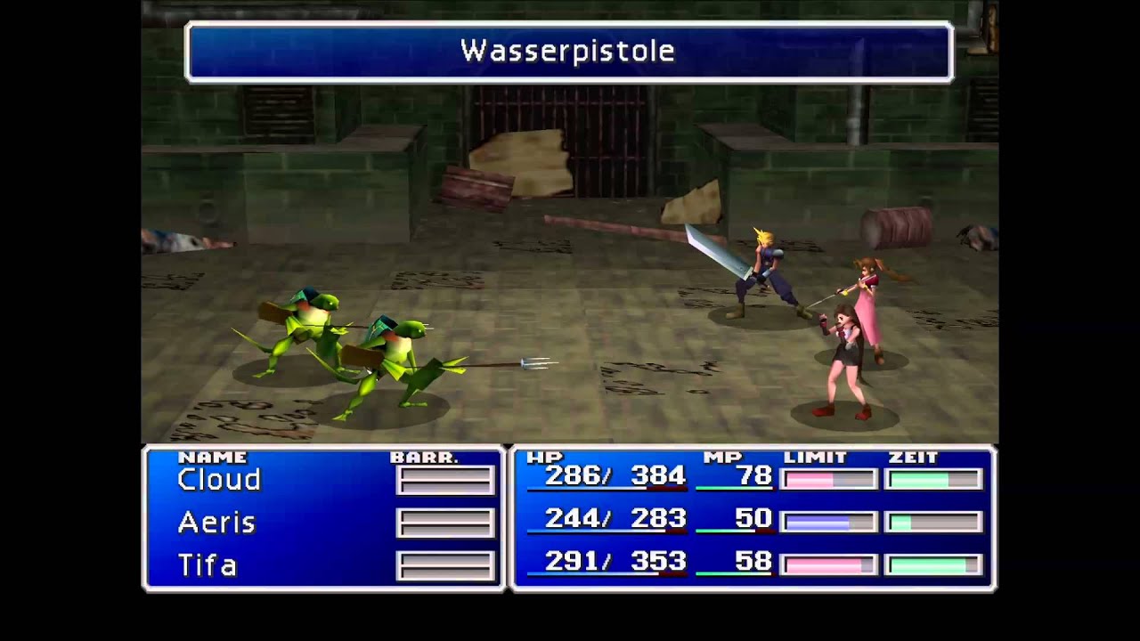 LP: Final Fantasy VII #019: Ninja Turtles in der Kanalisation - YouTube