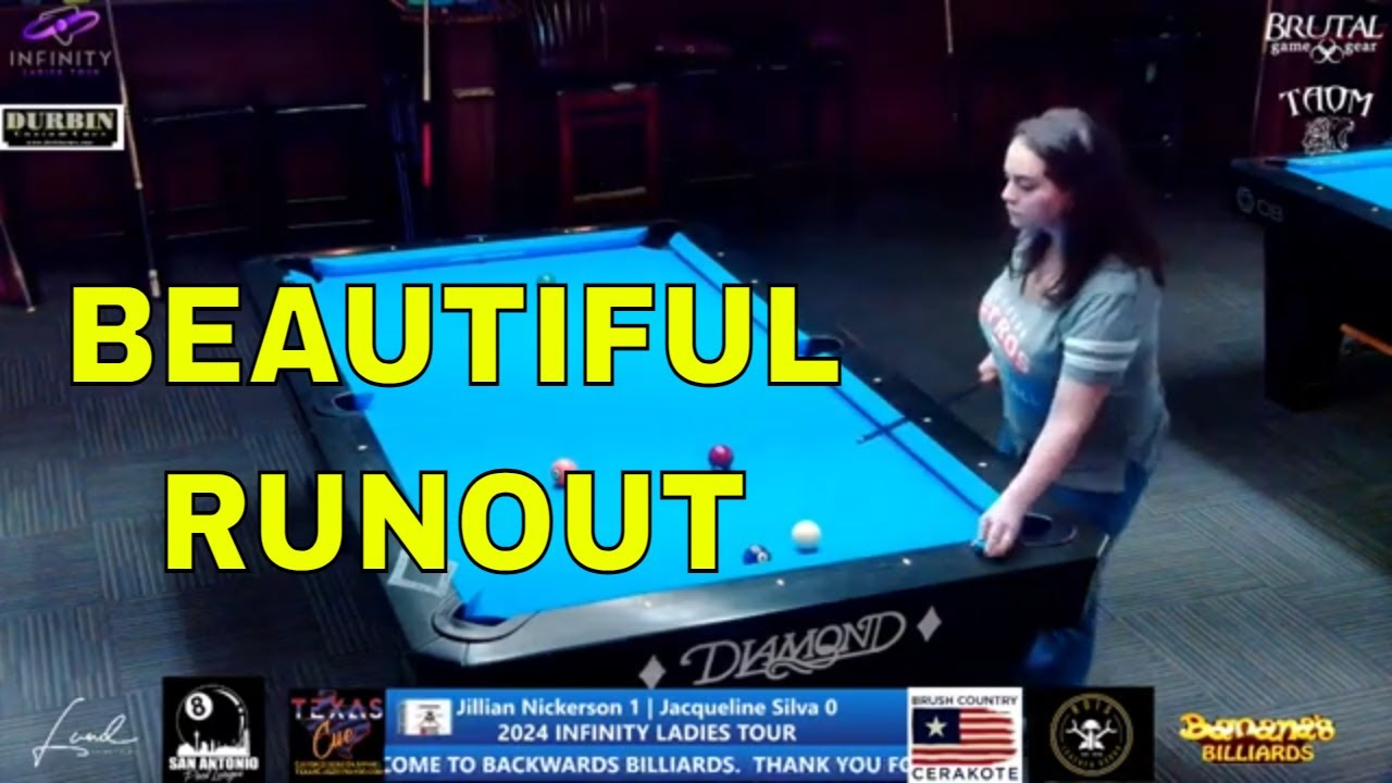 Beautiful 7 Ball Run Out by Jillian Nickerson - YouTube