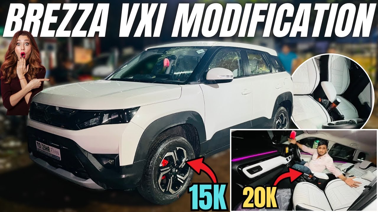 Maruti Brezza Vxi Modification with Price 😍Brezza Modified Brezza Lxi ...