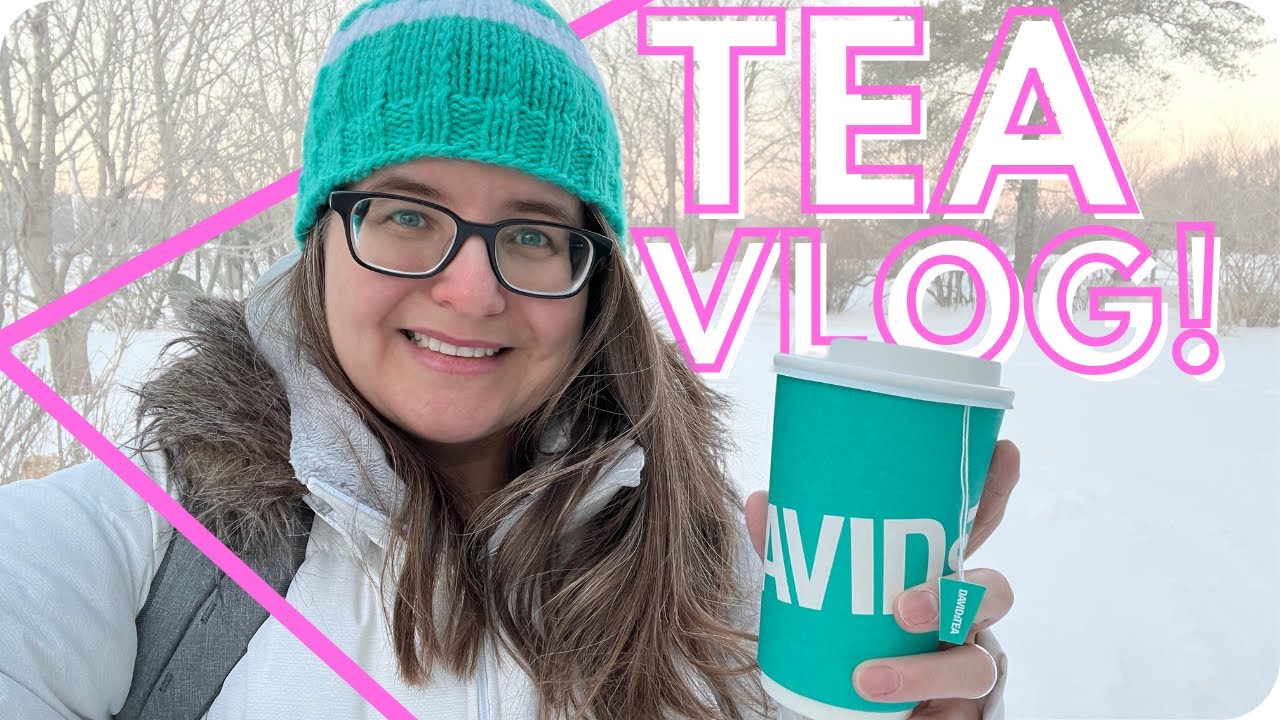 TEA VLOG - DAVIDsTEA teas I drink in a day! - YouTube