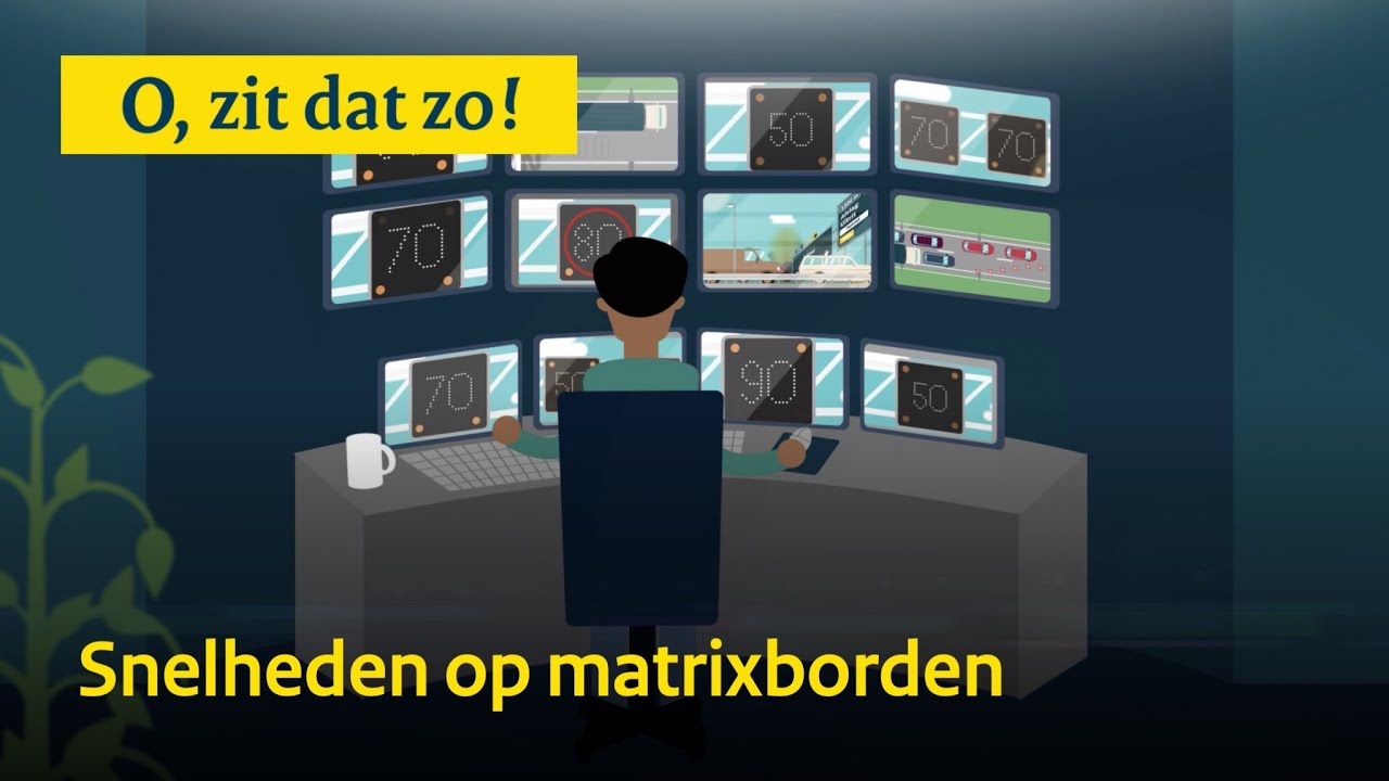 Snelheden op matrixborden | O, zit dat zo! - YouTube