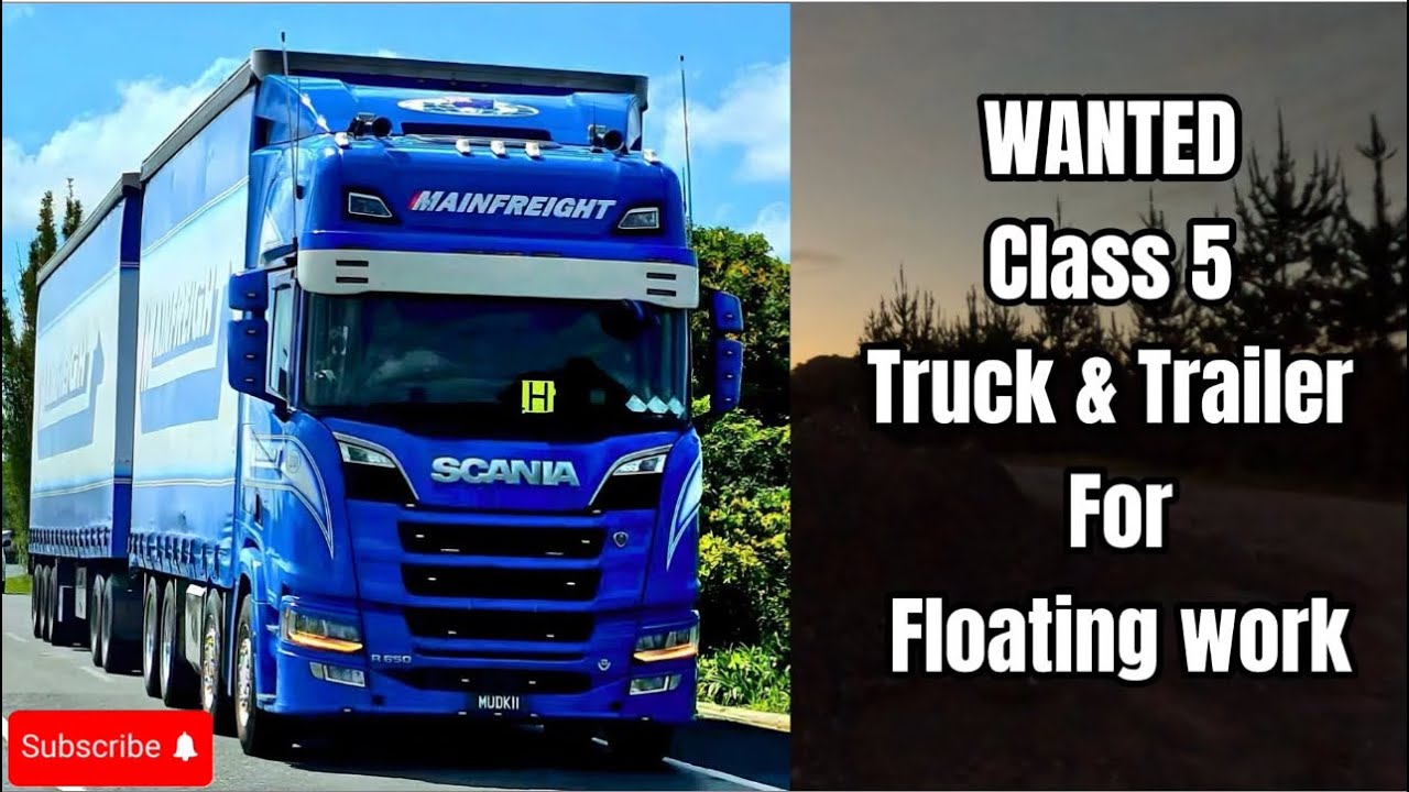 Truck Driver Job in NZ | Class 5 Float Driver Needed Now! - YouTube