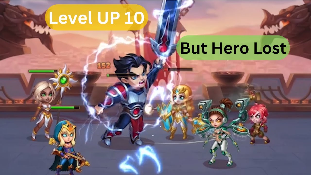 Hero Wars Gameplay Level Up from 9 to 10, but Tragedy Strikes Farewell ...