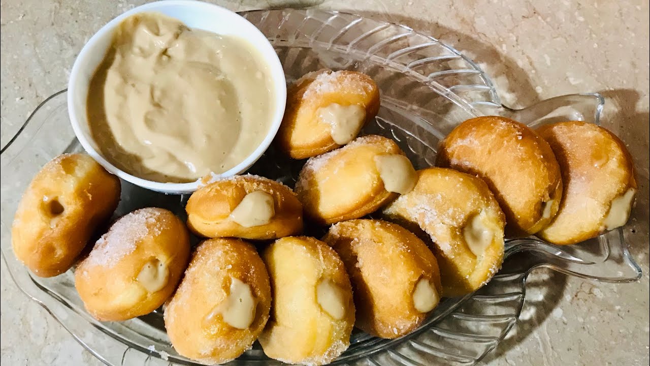 Chocolate Custard-cream donut / puff donut / recipe / by farnaz ka ...