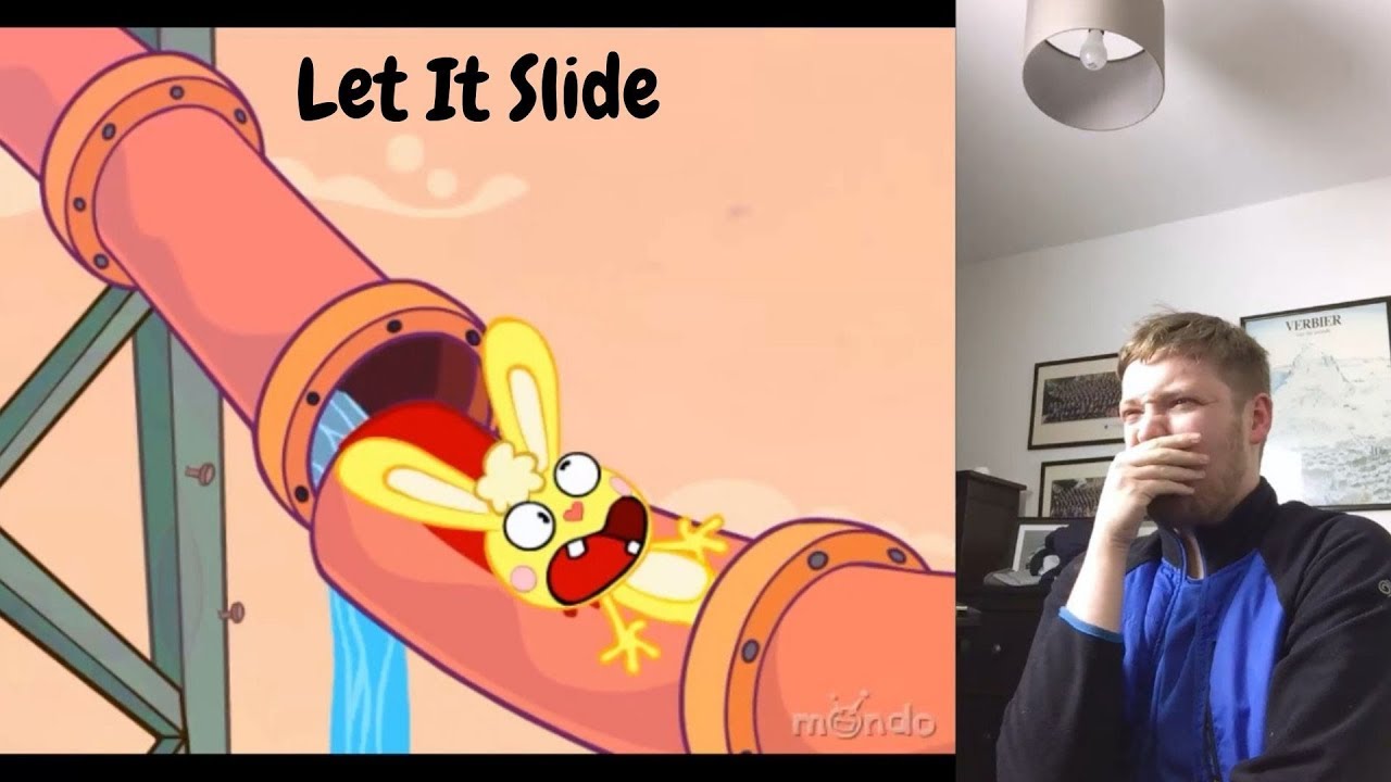 HAPPY TREE FRIENDS - Let It Slide Reaction - YouTube