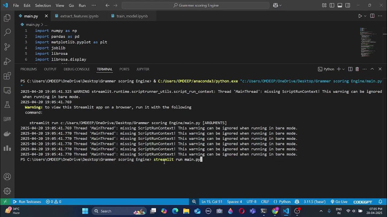 Building a Grammar Scoring AI with Librosa & ML | Real-Time Audio ...