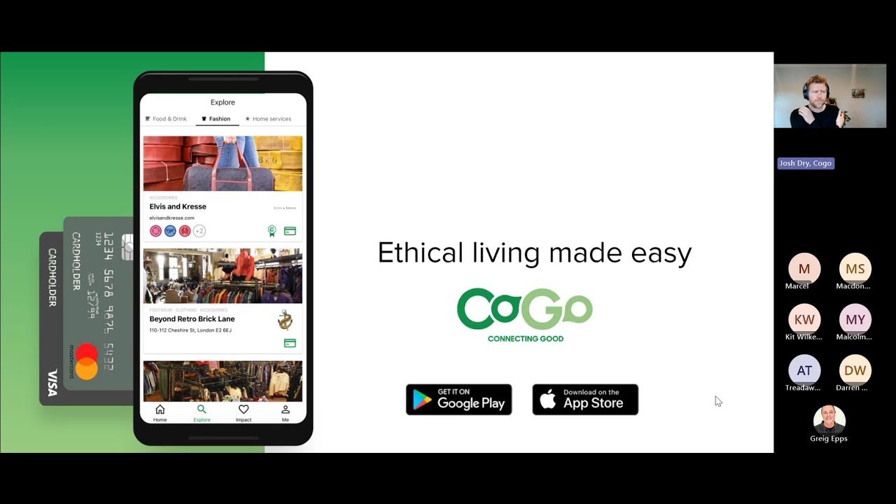 VIA speaks with Josh Dry from COGO about carbon footprints - YouTube