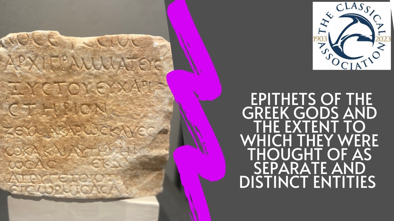 The Epithets of the Gods and How Far They Were Treated as Separate ...