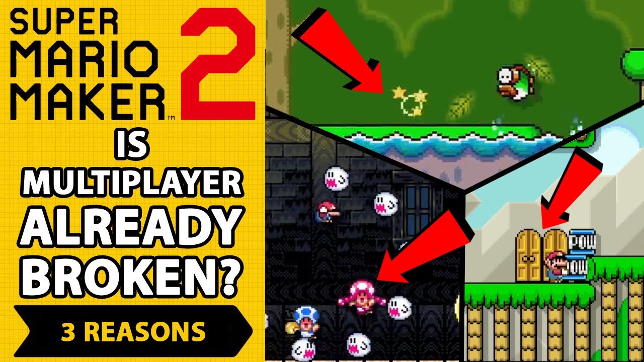 Is Multiplayer ALREADY Broken in Super Mario Maker 2?? - YouTube
