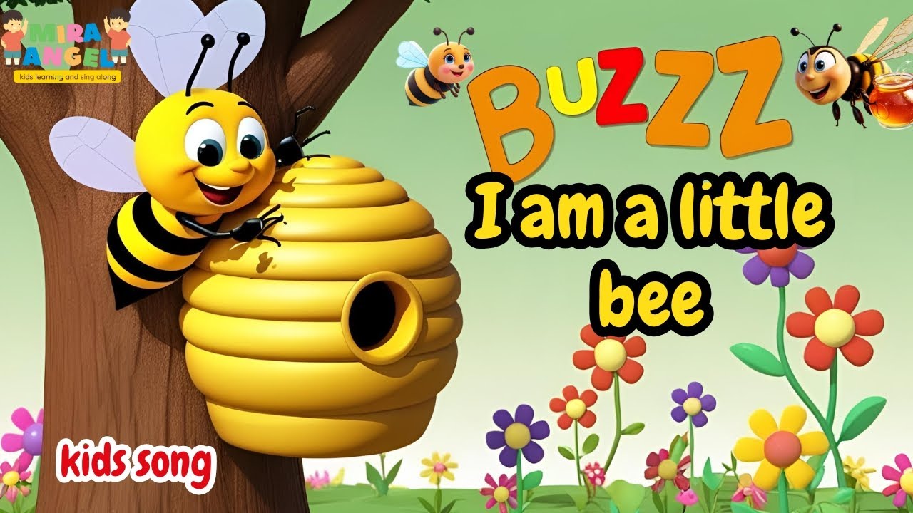 I'm a Little Bee | Fun Kids Song & Nursery Rhyme | Bee song, honey in ...
