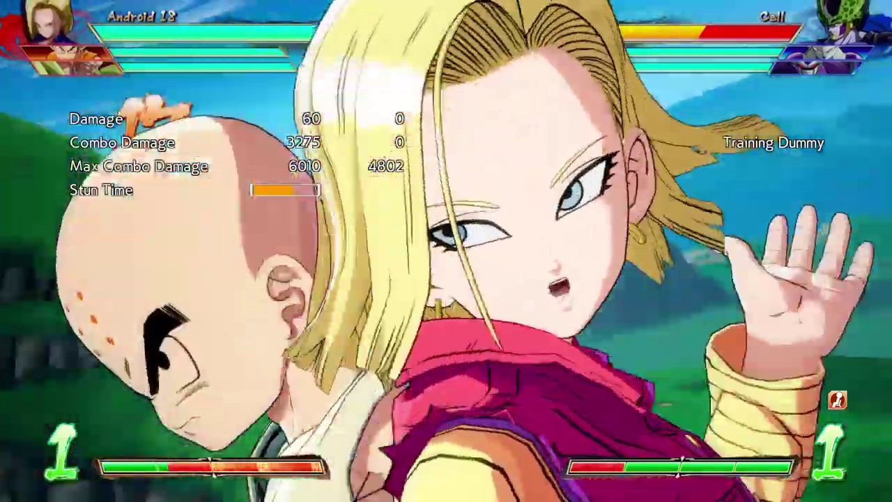 🐉 DBFZ Android 18 Combo 001 - YouTube