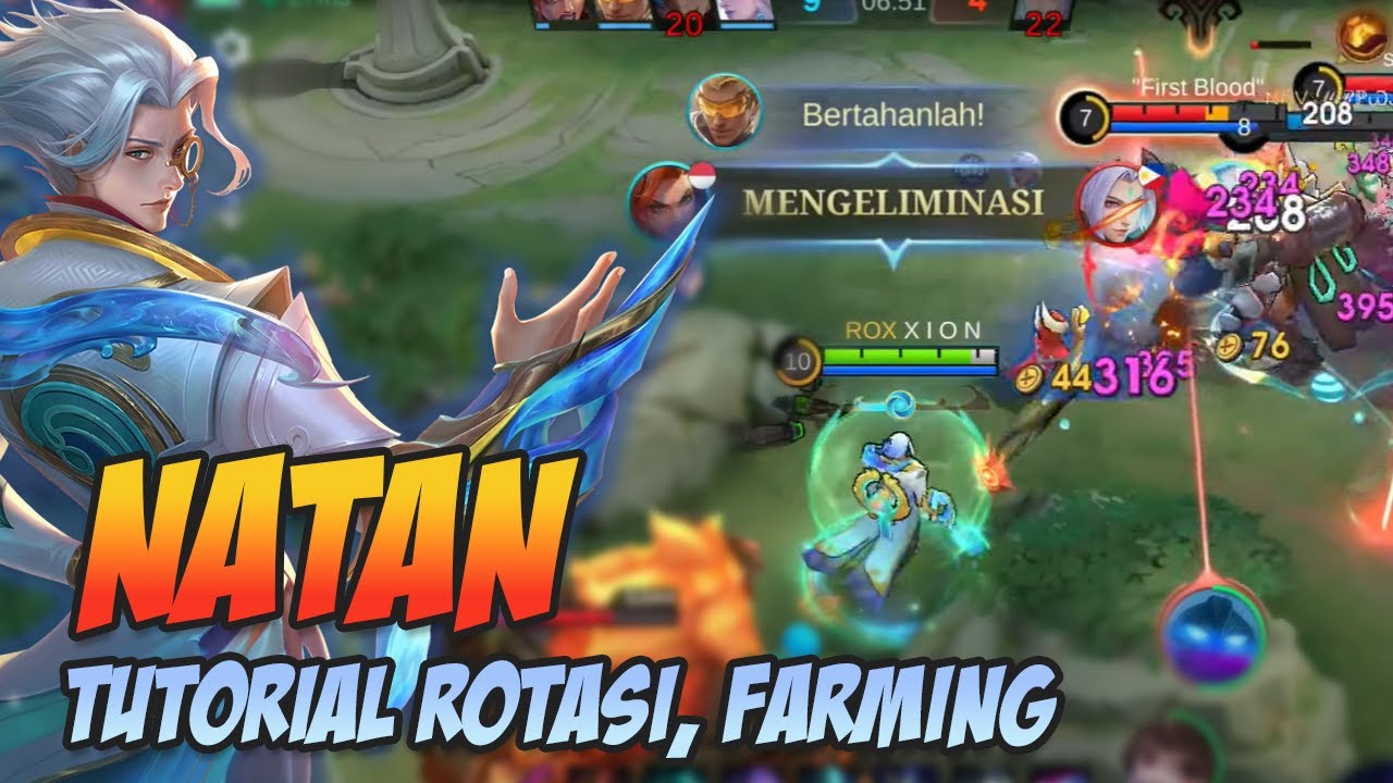 Tutorial Natan Jungler, farming and rotation - Mobile Legends Gameplay #natan #natangameplay # ...