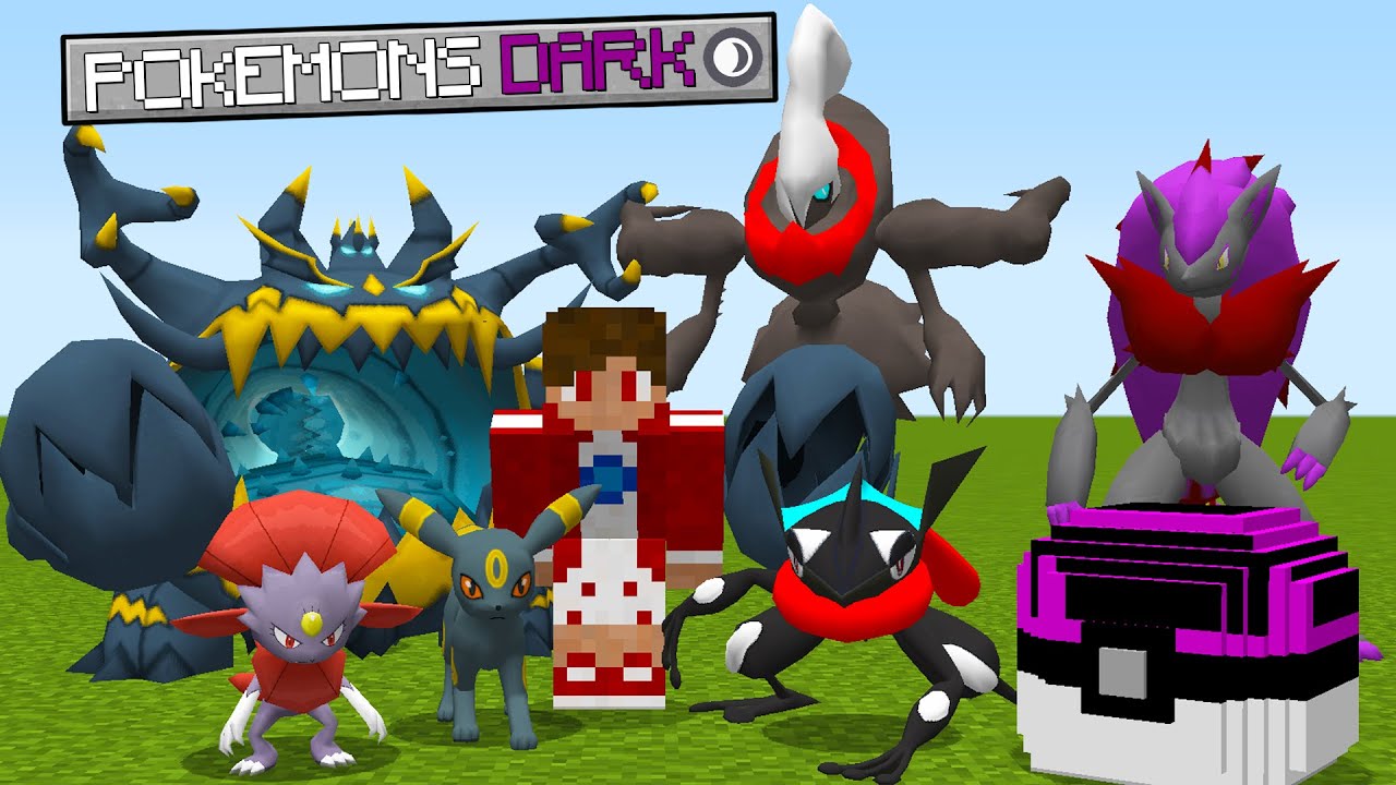 PIXELMON, MAS SÓ POSSO TER POKEMON DARK - YouTube