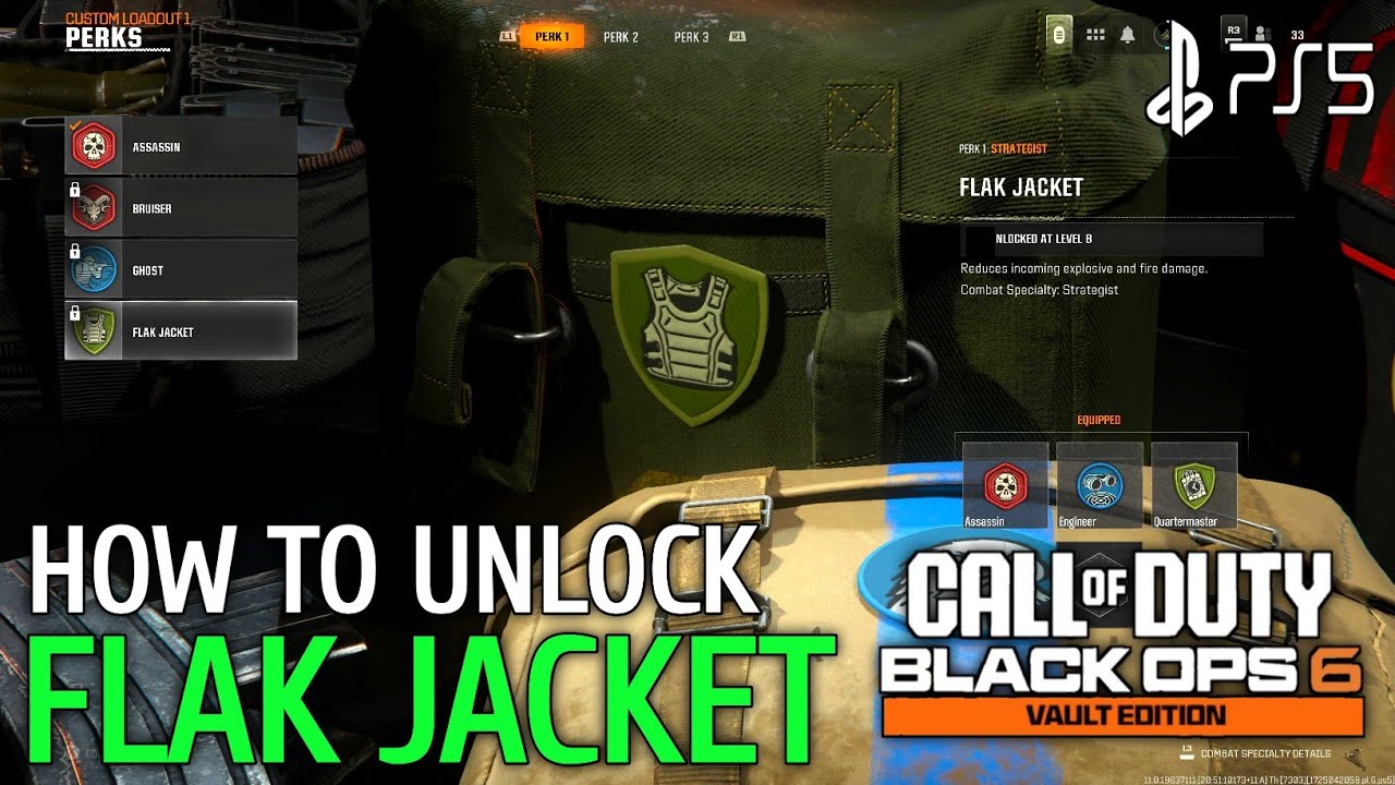 How to Unlock Flak Jacket BLACK OPS 6 Flak Jacket BO6 |How to Get Flak ...