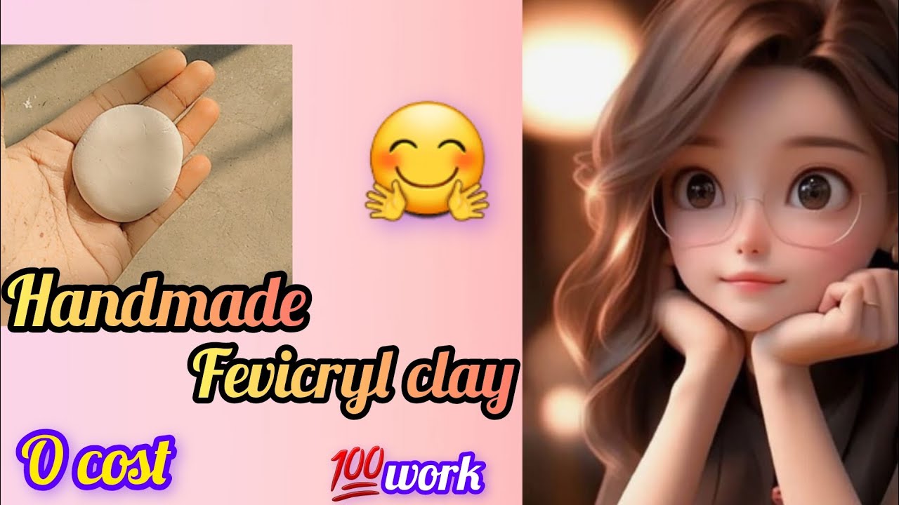 HOMEMADE FEVICRYL CLAY//PERFECT CLAY - YouTube