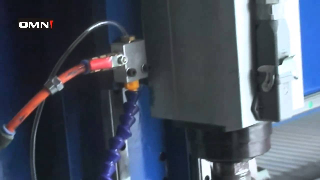 cnc router with mist cooling system - YouTube
