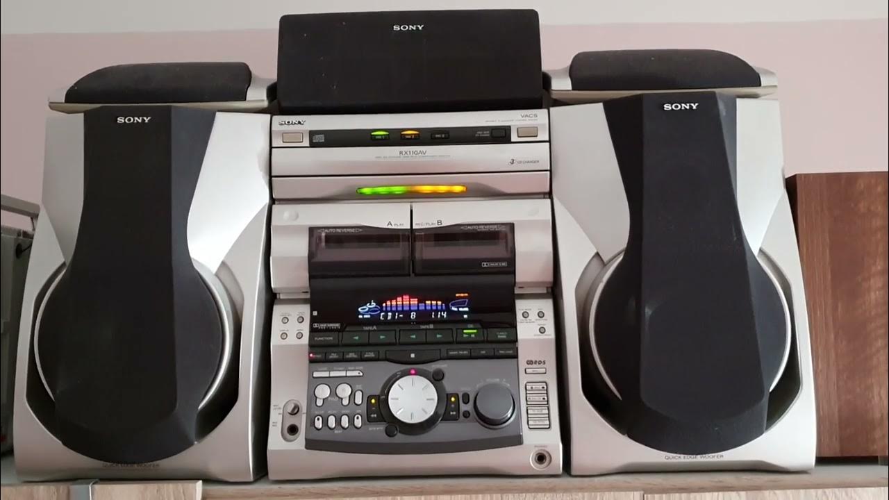 Sony RX110AV - beautiful 90's HiFi system restored - YouTube