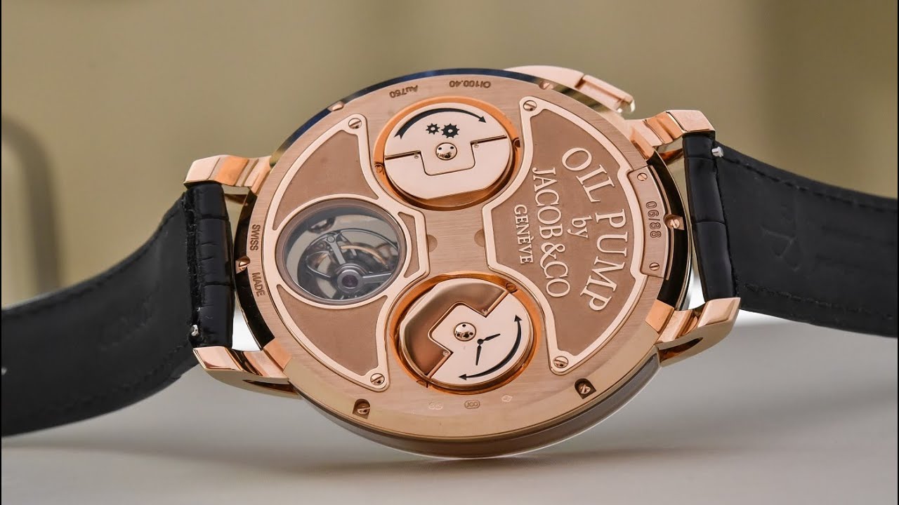 Jacob & Co Oil Pump Rose Gold Watch 2024! - YouTube