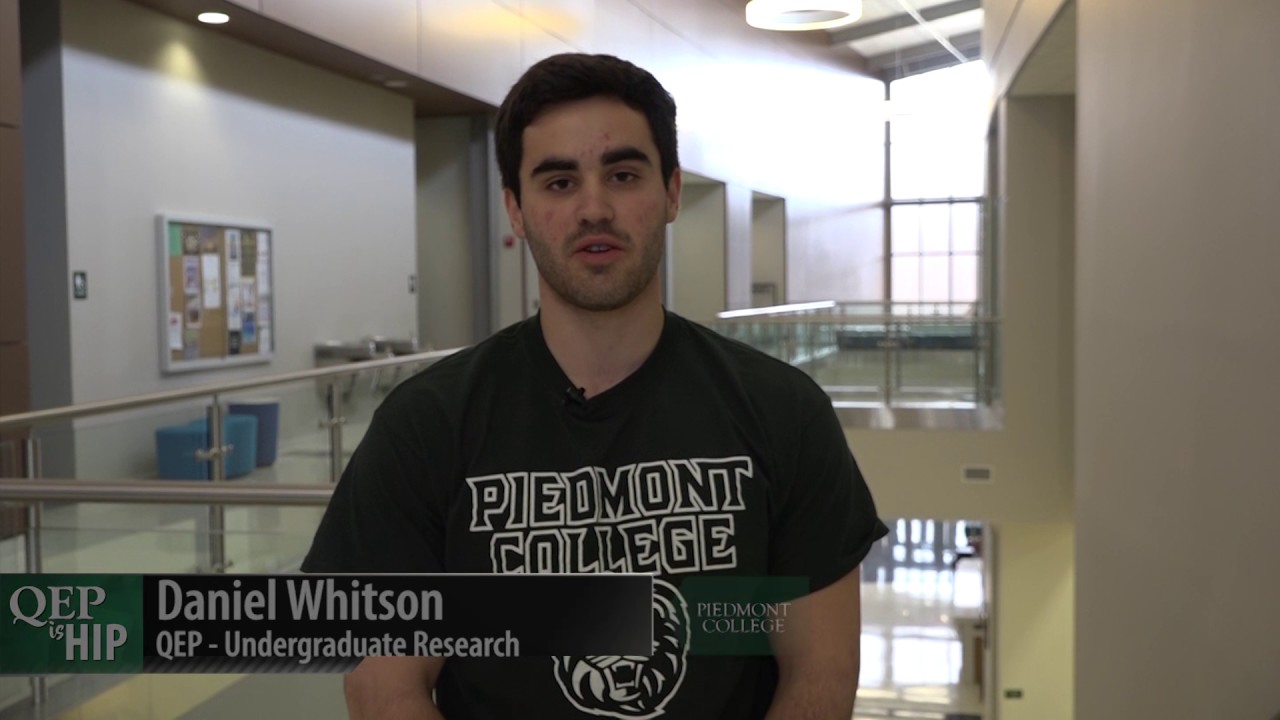 QEP Undergraduate Research Daniel Whitson - YouTube