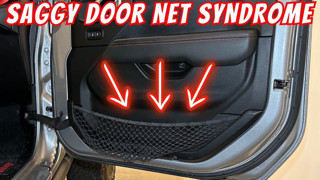 Fixing Sagging Door Netting on Jeep Wrangler JL: Easy Removal Guide ...