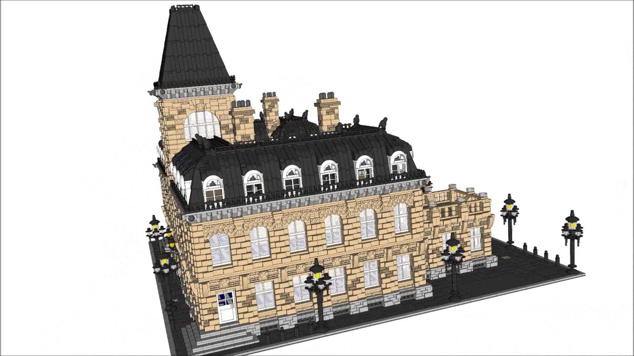 Lego MOC French Palace - 24916 pieces - YouTube