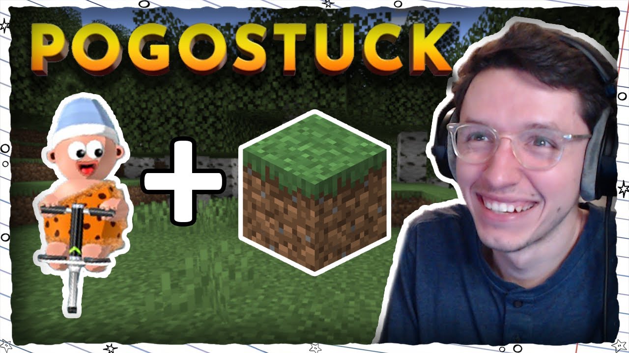 They added MINECRAFT to POGOSTUCK!?! | Pogostuck Custom Maps - YouTube