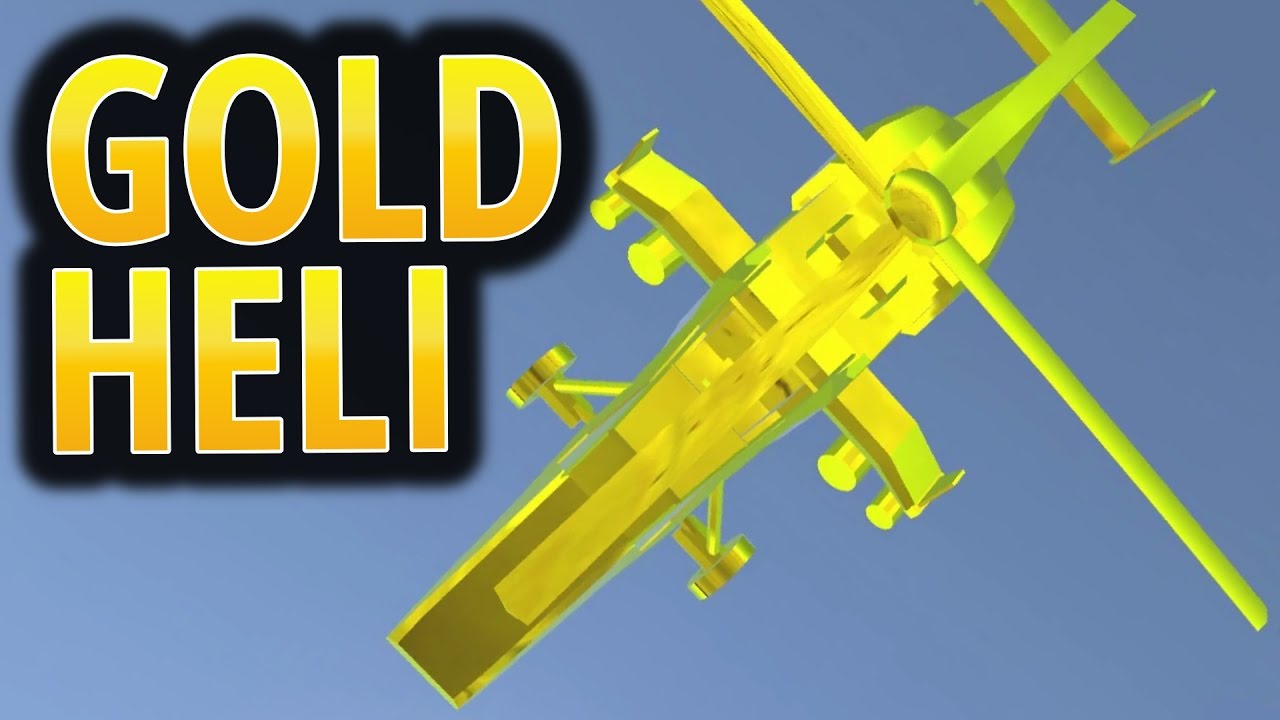 GOLD HELICOPTER | Let's Fly the Golden Lady of the Sky | RAVENFIELD ...
