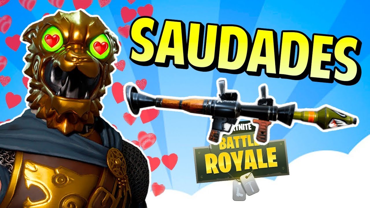 FORTNITE - BAZUCA? NUNCA NEM VI - YouTube