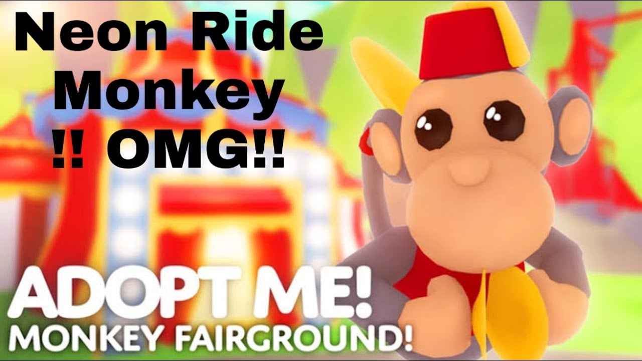 Neon Ride Monkey Yaptık!! Roblox Adopt Me (+15 like) - YouTube