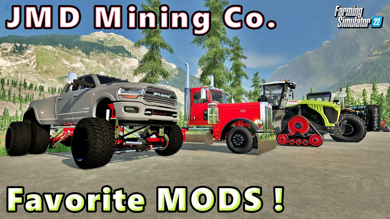JMD Mining Co. EP#4. - Favorite MODS - Farming Simulator 22 - YouTube