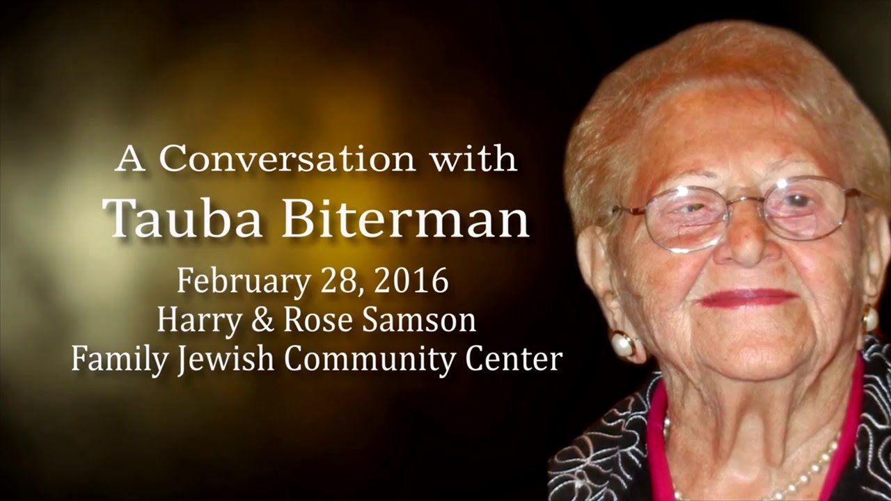 Holocaust Stories: In their Honor featuring Tauba Biterman - YouTube