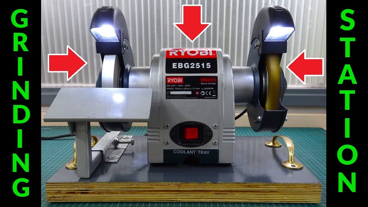 Restoring & Modifying a Bench Grinder for Tool Restoration & Sharpening ...