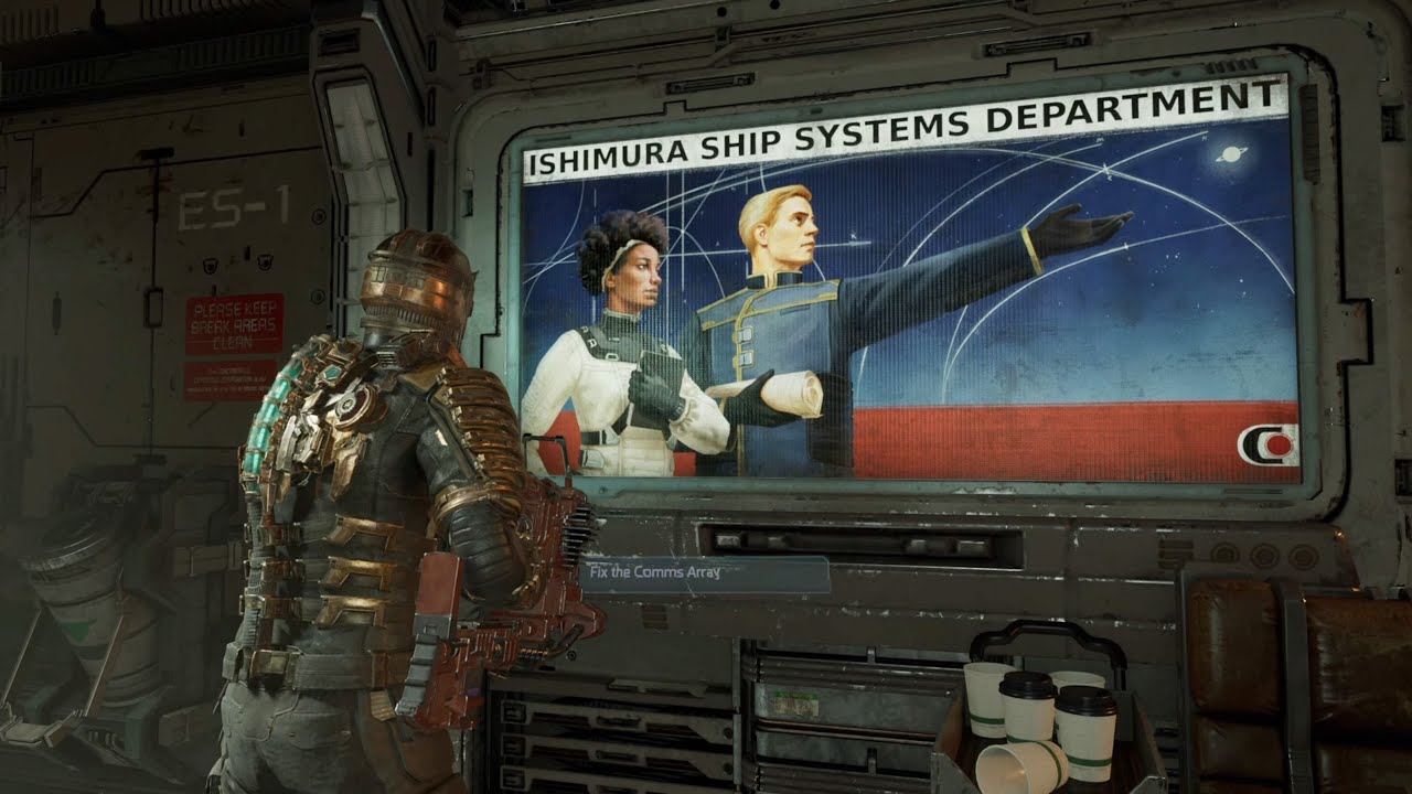 DEAD SPACE REMAKE (PS5 4K 60FPS) ISHIMURA SHIP SYSTEM DEPARTMENT ...