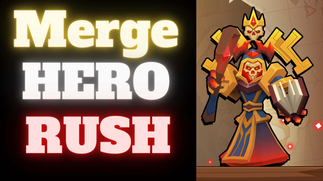Merge Hero Rush Game, beginner tips and tricks, guide, game review, android gameplay. AFK ...
