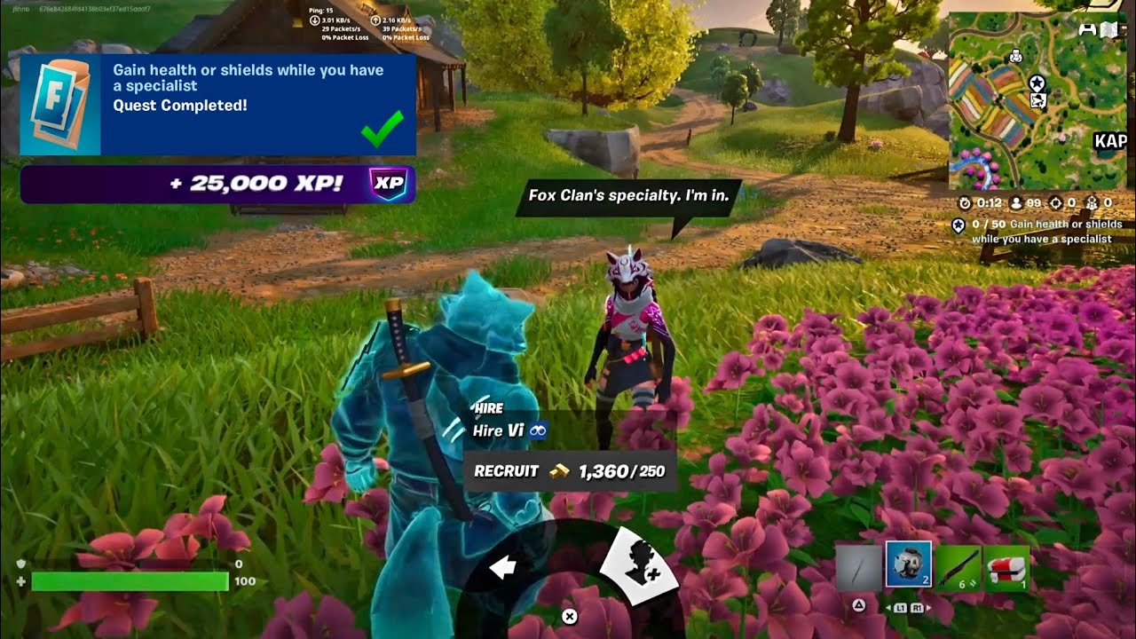 Fortnite - Gain Health Or Shields While You Have A Specialist (WEEK 7 ...