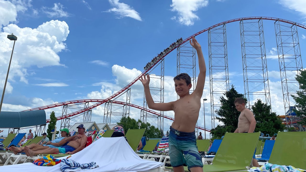 Cedar Point Shores Chaos Ensues As A Freak Storm Ruins Our Day. - YouTube