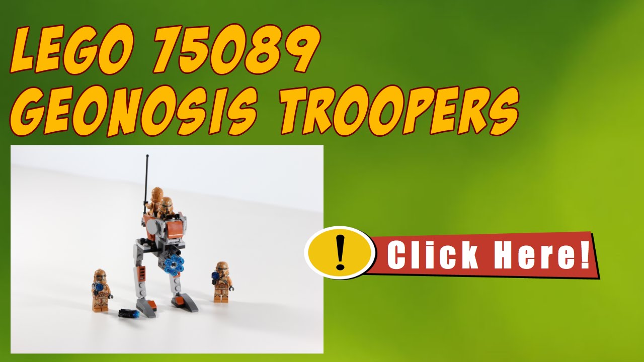 LEGO 75089 Geonosis Troopers - Speed Build LEGO Star Wars 75089 - YouTube