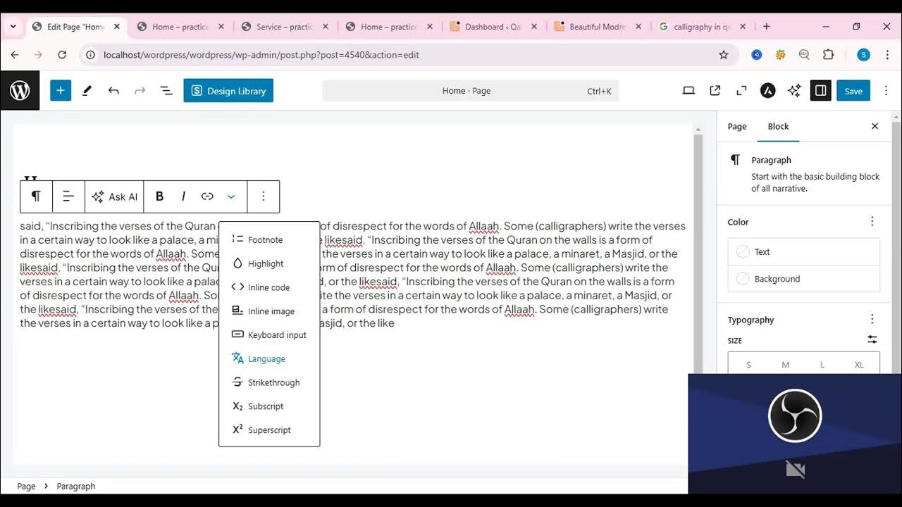How to create Page in WordPress - WordPress Tutorial for Beginners 🔥(500$ Month) - YouTube