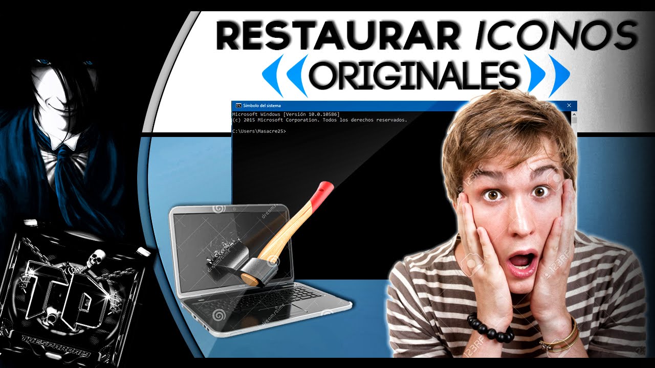 Restaurar los Iconos Originales de Windows 10 - YouTube