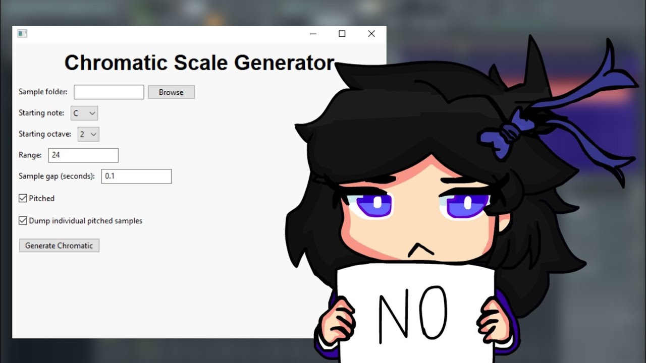 Chromatic Generator VS Me | Which Sounds Better? (Bijuu Mike Sings ...