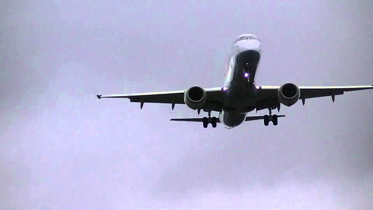 Flybe E170 arrival at BHX - YouTube