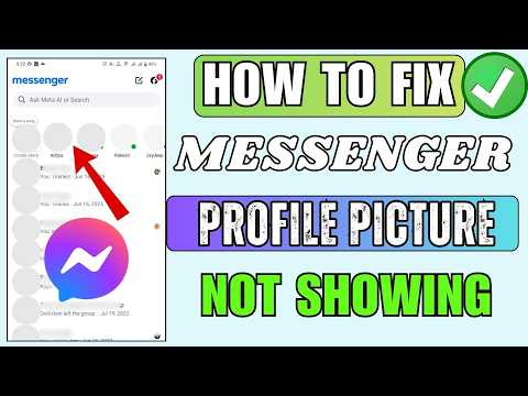 How To Fix Messenger Profile Picture Not Showing Issue | Fix Messenger Profile Photos Not Showing