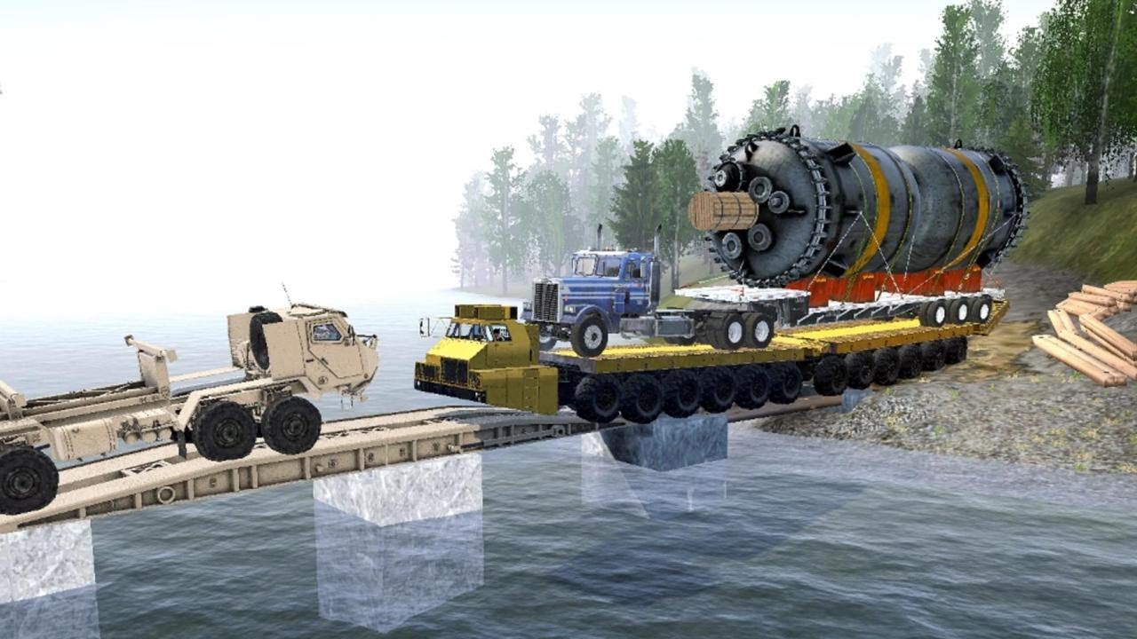 PASSING THE EXTREME BRIDGE - Spintires mudrunner - YouTube